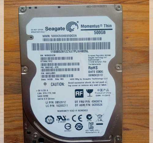 Hdd seagate barracuda 500gb SATA