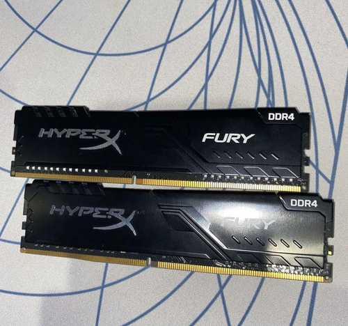 Оперативная память ddr4 hyperx fury 2400