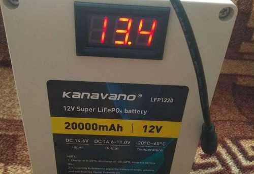 Аккумулятор lifeро4 12v 20Ah для эхолота