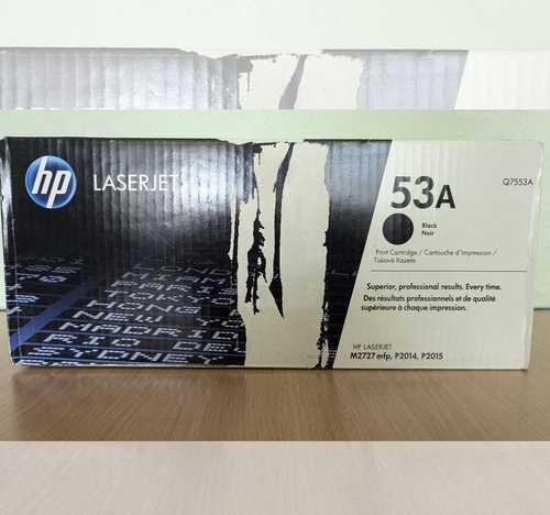 Картридж HP Laserjet 53A Q7553A черный