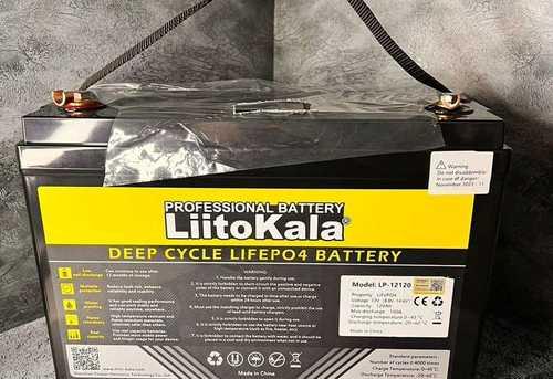 Аккумулятор LiitoKala lifepo4 120 ач для лодки,кат