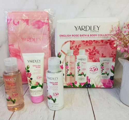 Набор Yardley English rose миниатюры уход за телом