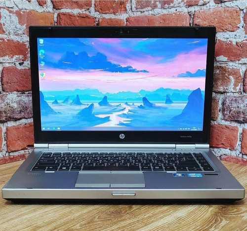 Для учебы работы HP EliteBook Ноутбук HD14" SSD i5