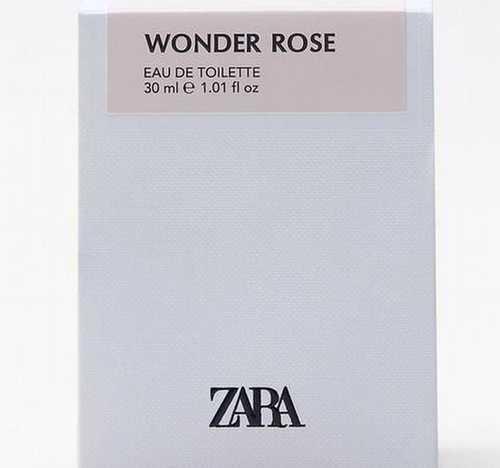 Zara Wonder rose 30 ML Оригинал Испания