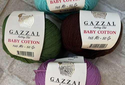 Пряжа gazzal baby cotton (XL)