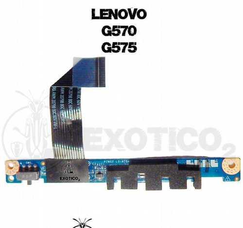 Lenovo G570, G575 Плата LED индикации