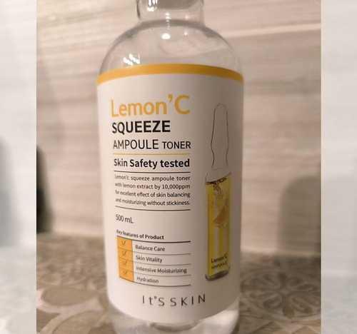 Тонер It's skin Lemon C squeeze ampoule toner