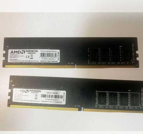 Оперативная память AMD ddr4 16gb