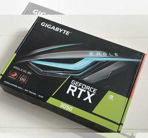 Видеокарта gigabyte GeForce RTX 3050 eagle OC GV-N