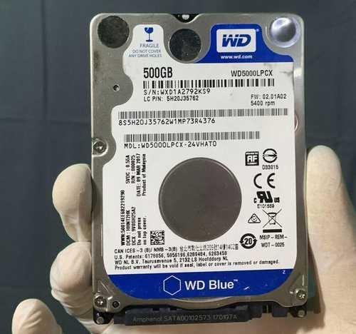 Жесткий диск 2.5 WD Blue 500GB