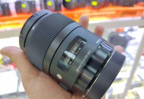 Sigma AF 35mm f/1.4 DG HSM Art Canon EF витрина