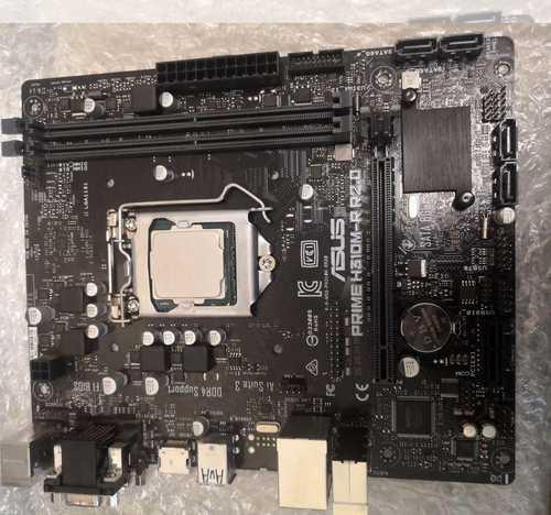 Комплект asus H310M-R R2.0 + i3 8100