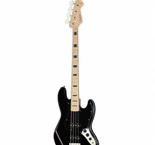 Harley Benton JB-75MN Black Vintage Series