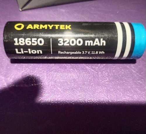 Аккумулятор 18650 armytek