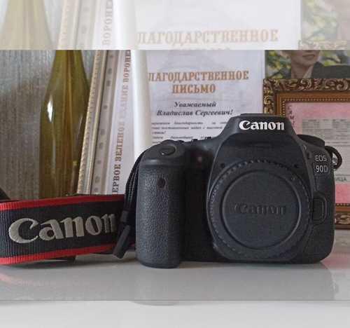 Зеркальный фотоаппарат canon eos 90d