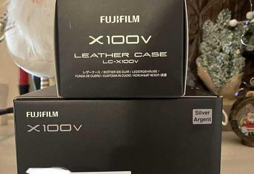 Fujifilm x100v silver + чехол