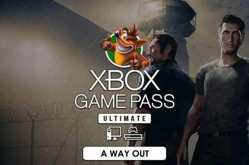 Подписка Game Pass Ultimate 1-13 + A Way Out