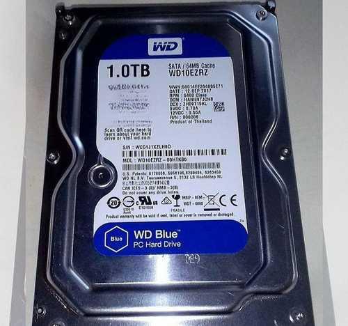 Жесткий диск 1 Tb wd SATA