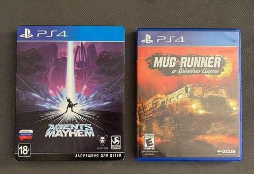 Игры Agents of Mayhem и Spintires: MudRunner