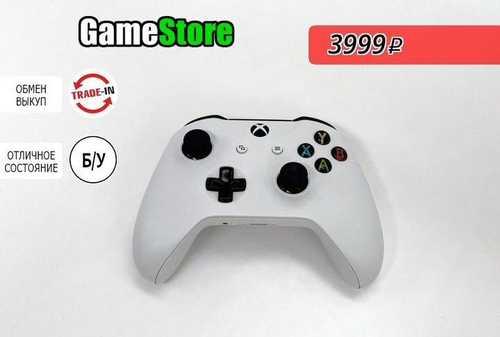 Б/у Геймпад Xbox One S Белый 4 Джойстик беспроводн
