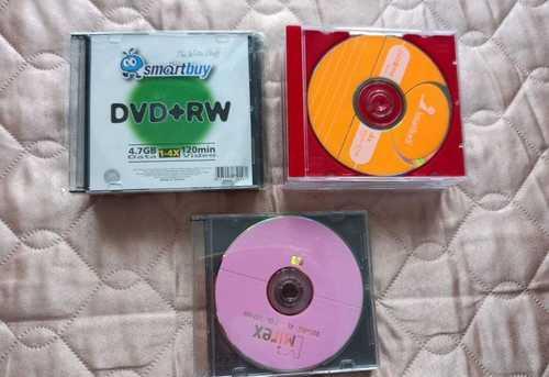 Диски для записи DVD –(+) RW 4.7Gb 4x