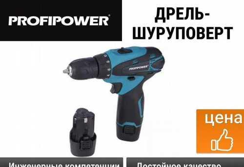 Дрель-шуруповерт profipower MK-12BT