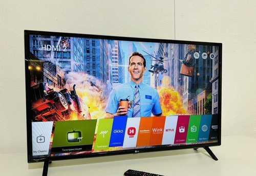 Свежий, метровый LG 109см SMART TV Wi-Fi 2020г