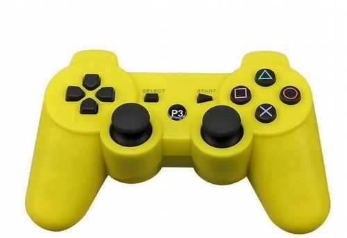 Джойстик PS3 желтый(без вибрации)