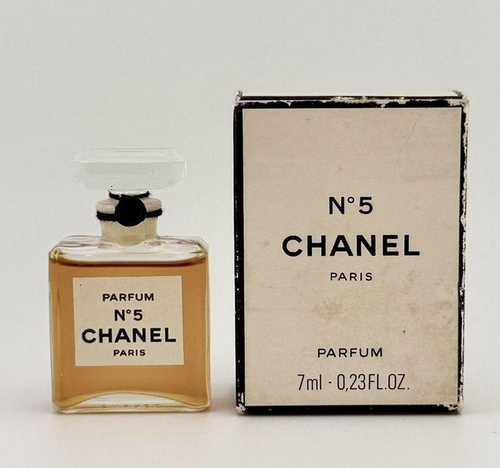 Chanel но 5 духи 7 мл винтаж 1978 пломба