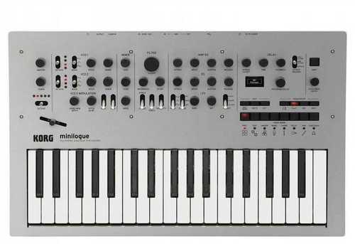 Аналоговый синтезатор korg Minilogue