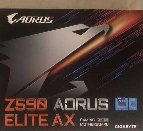 Материнская плата gigabyte Z590 aorus elite AX