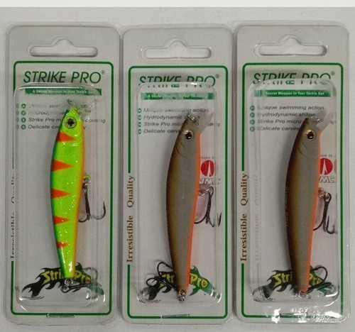 Воблер Strike Pro Arc Minnow 75 SP (3 шт.)