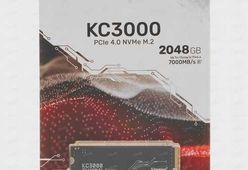 SSD M.2 накопитель Kingston KC3000 2000 гб