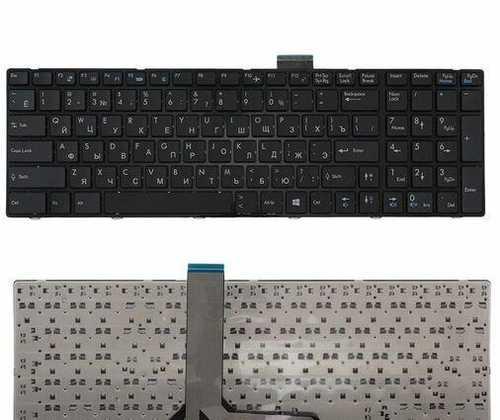 Клавиатура MSI GE70, GP60 черная с рамкой