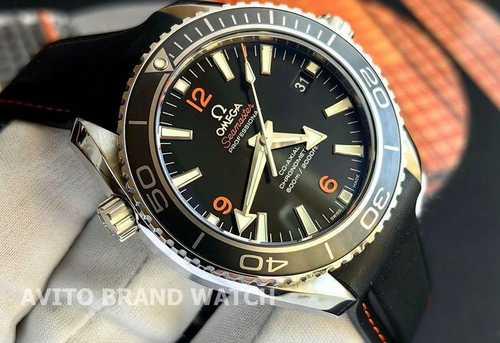 Часы мужские Omega planet ocean 42 мм orange