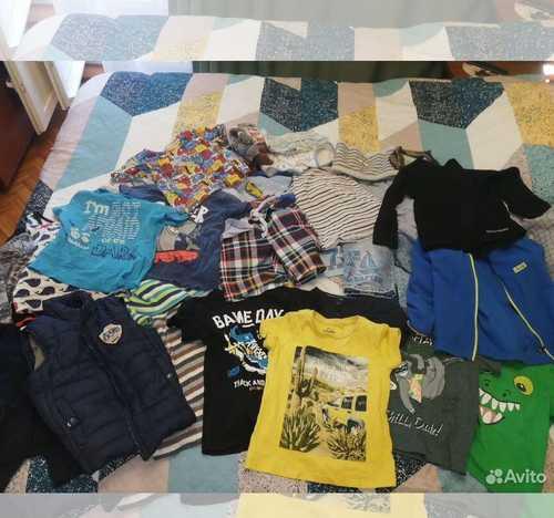 Большой пакет одежды для мальчика (3-5 лет)