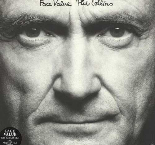 Виниловая пластинка WM Phil Collins Face Value (180 Gram/Gatefold/Remastered)