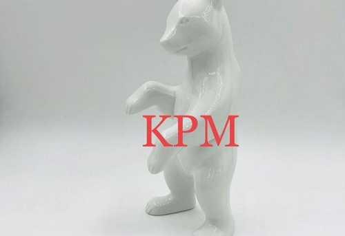 Статуэтка Kpm Белый Медведь Фарфор 19,5 см