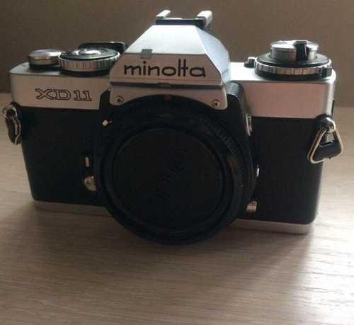 Плёночный фотоаппарат Minolta XD-11