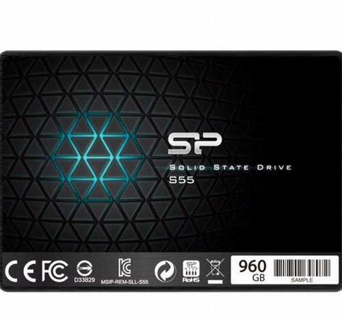 Silicon Power sata-III 960GB SP960gbss3S55S25 Slim S55 2.5"