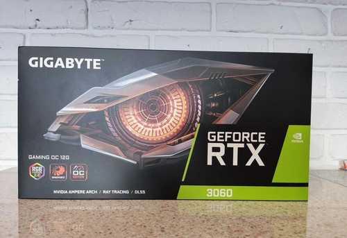 Видеокарта gigabyte RTX 3060 gaming OC 12 GD