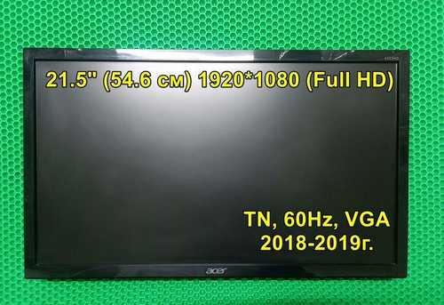 21.5" Full HD Acer K222HQL. LED 2018г (без ног)