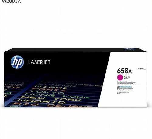Тонер-картридж HP 658A Лазерный Пурпурный 6000стр