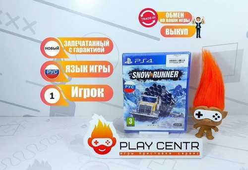 Диск для PS4 Snowrunner (русские субтитры) Новый