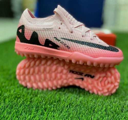 Сороконожки Nike Mercurial Air Zoom pink детские