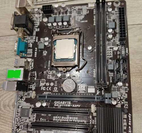 Материнка Gigabyte H110/ сокет 1151