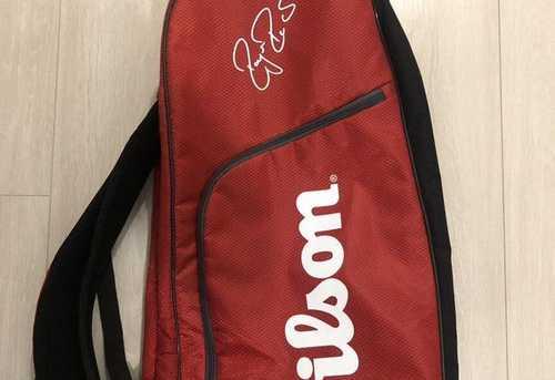 Теннисная сумка wilson с логотипом