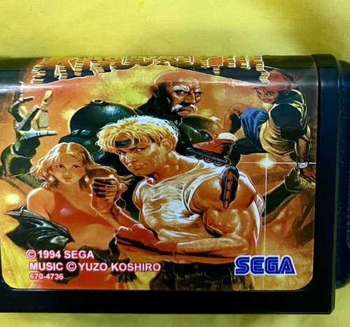 Картридж sega-16bit bare knuckle 3 (JP)