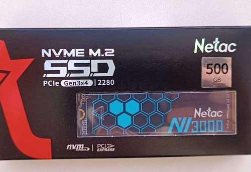 Новый SSD m.2 nvme 500Гб Netac NV3000