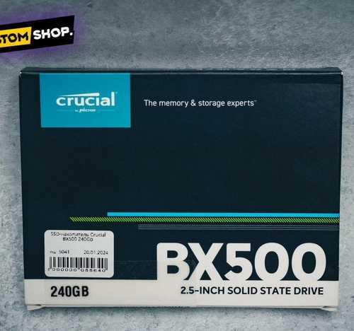 SSD-накопитель Crucial BX500 240Gb